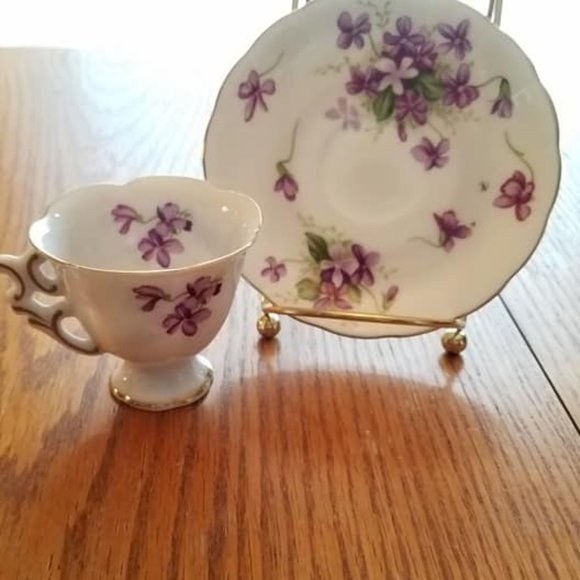 Rosetti | Dining | Vintage Rossetti Spring Violets Teacup And Saucer ...